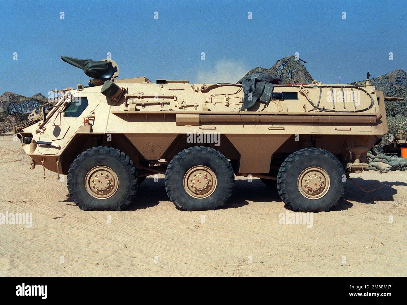 A left side view of an M-93 Fox Nuclear-Biological-Chemical (NBC ...