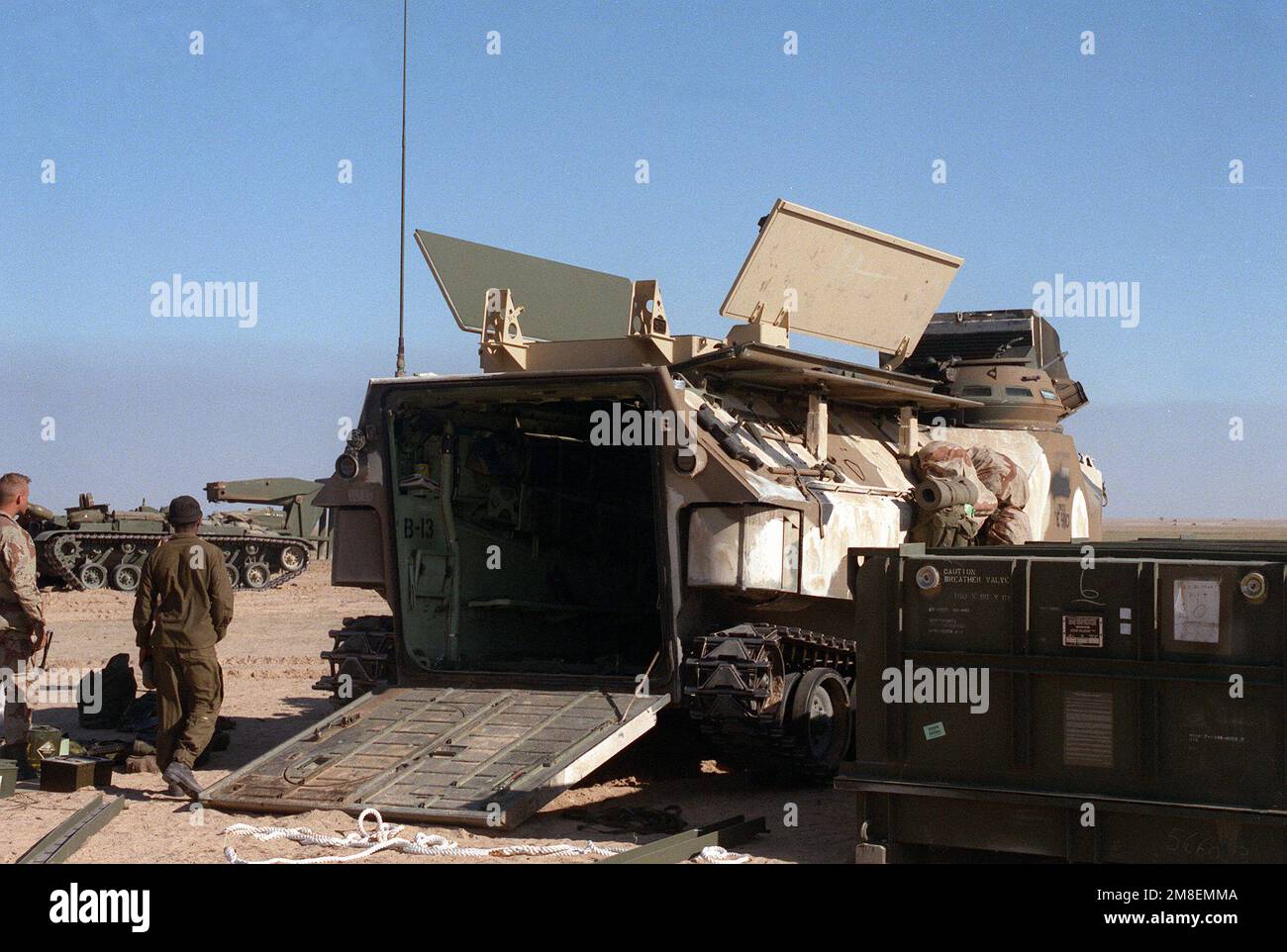 Two Marines assigned to Task Force Breach Alpha complete the ...