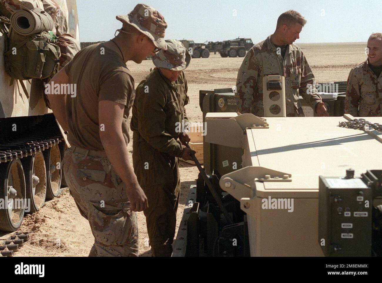 Marines assigned to Task Force Breach Alpha prepare a Mark 154 mine ...