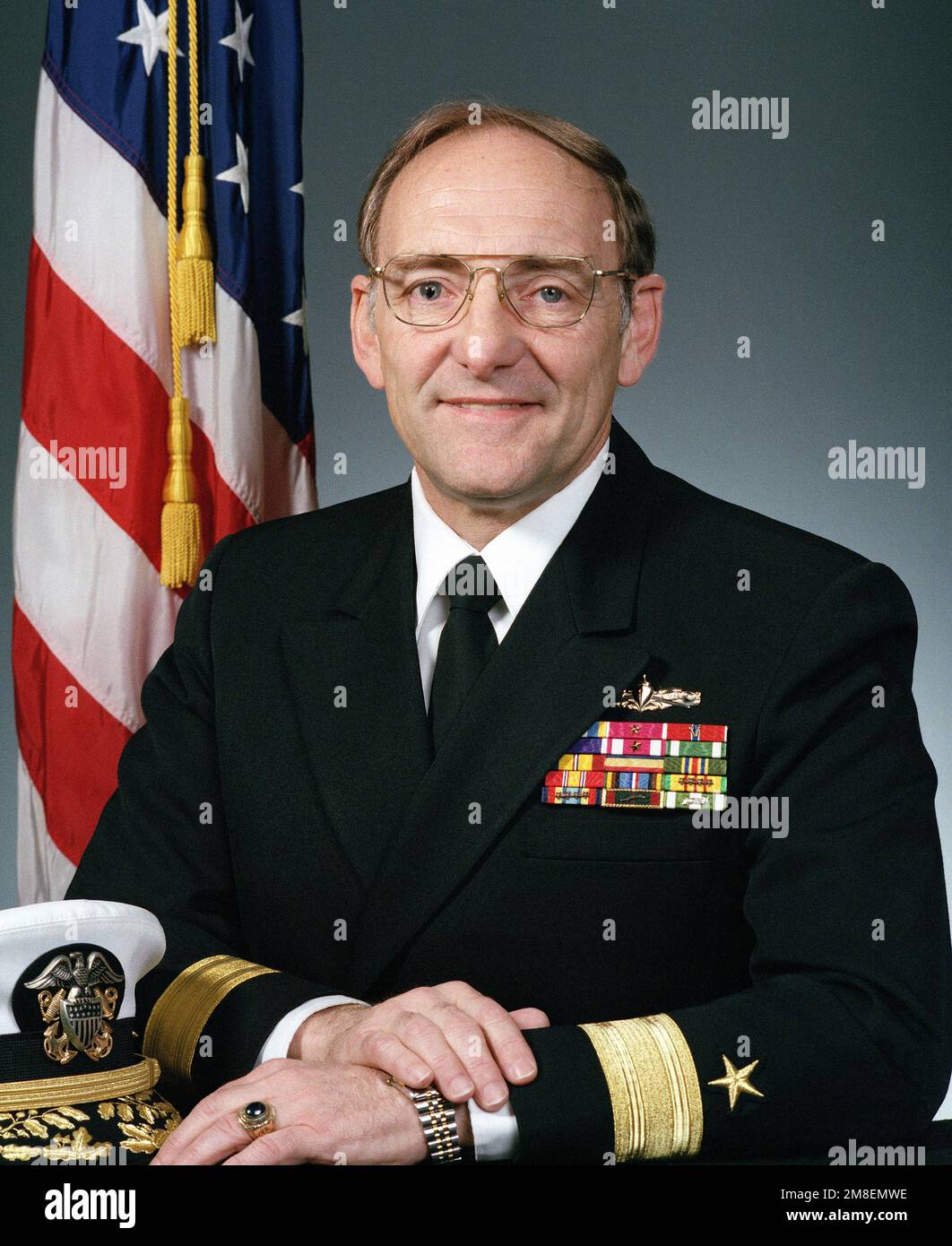 Rear Admiral (lower half) William A. Retz, USN (uncovered). Country ...