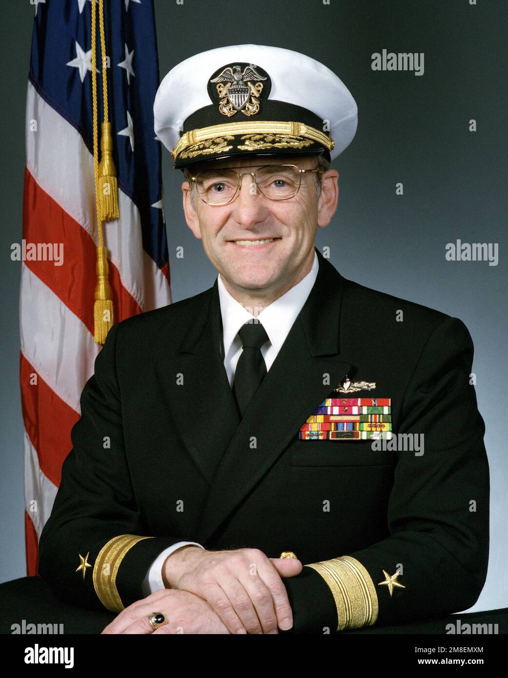 RADM (lower half) William A. Retz, USN (covered). Country: Unknown ...