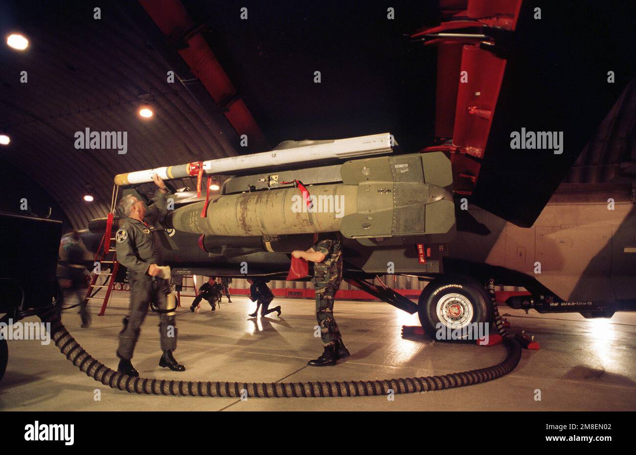 COL. Tom Lennon, 48th Tactical Fighter Wing commanding officer, and ...