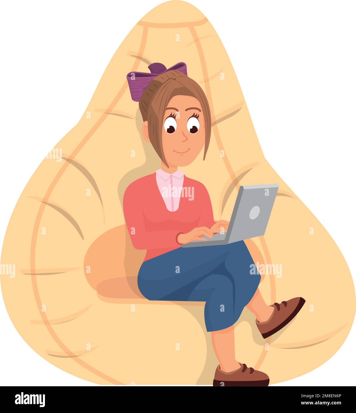 Home office cartoon hi-res stock photography and images - Alamy