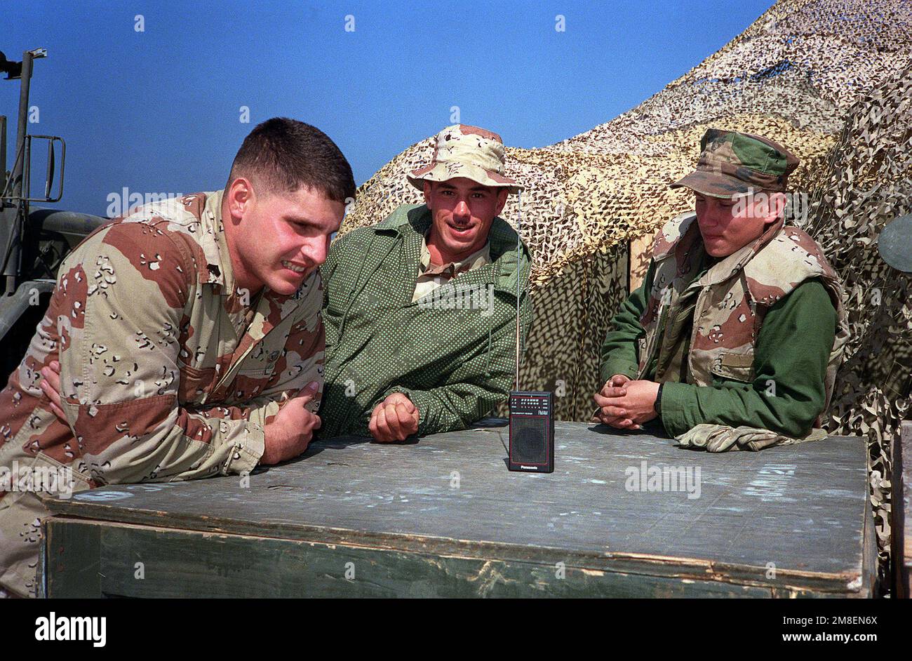 SGT. Patrick W. Earl, SGT. Daniel Scott and PFC. Ed Holley, all members ...