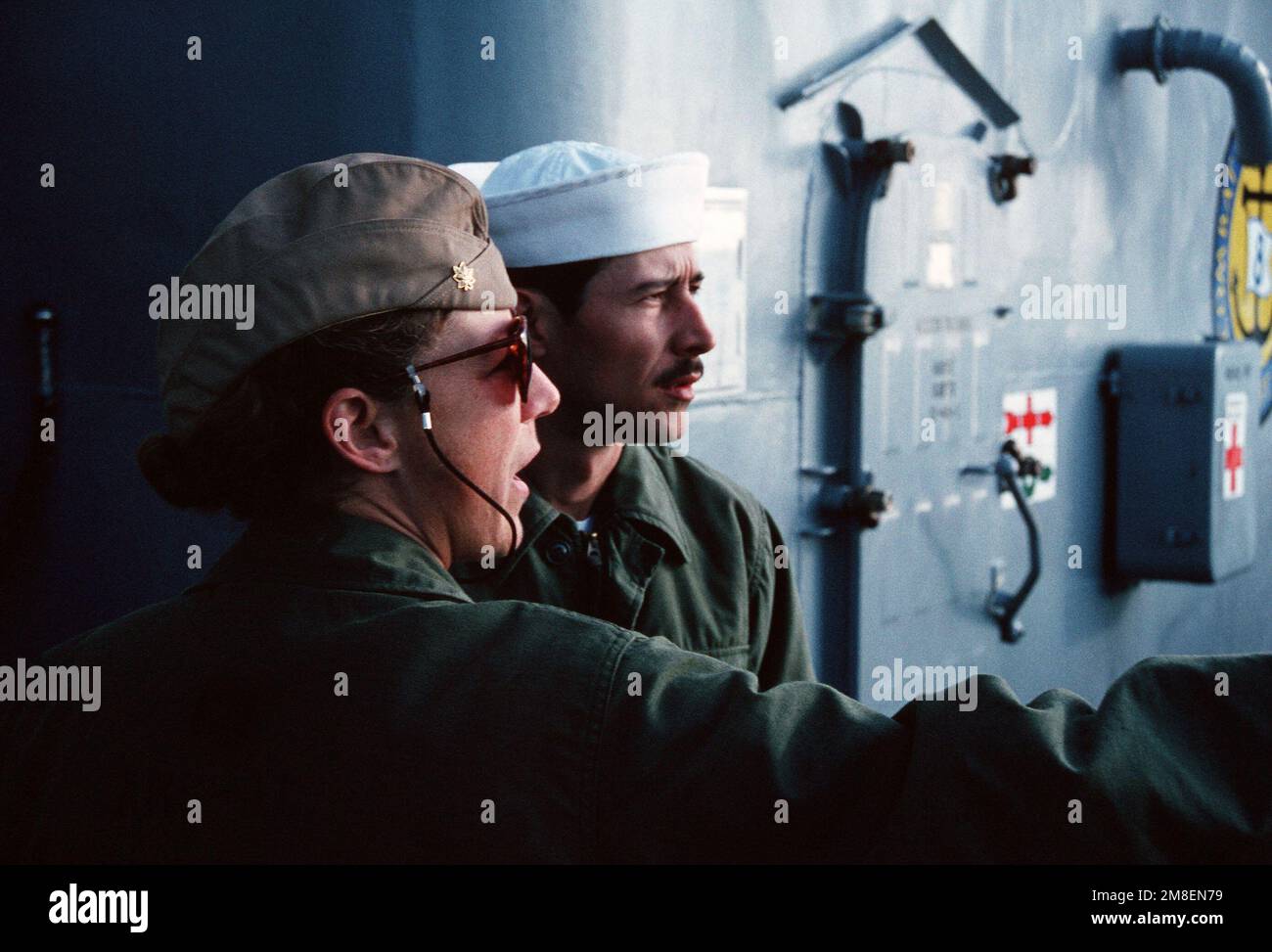 LCDR Darlene M. Iskra, commanding officer of the salvage ship USS ...