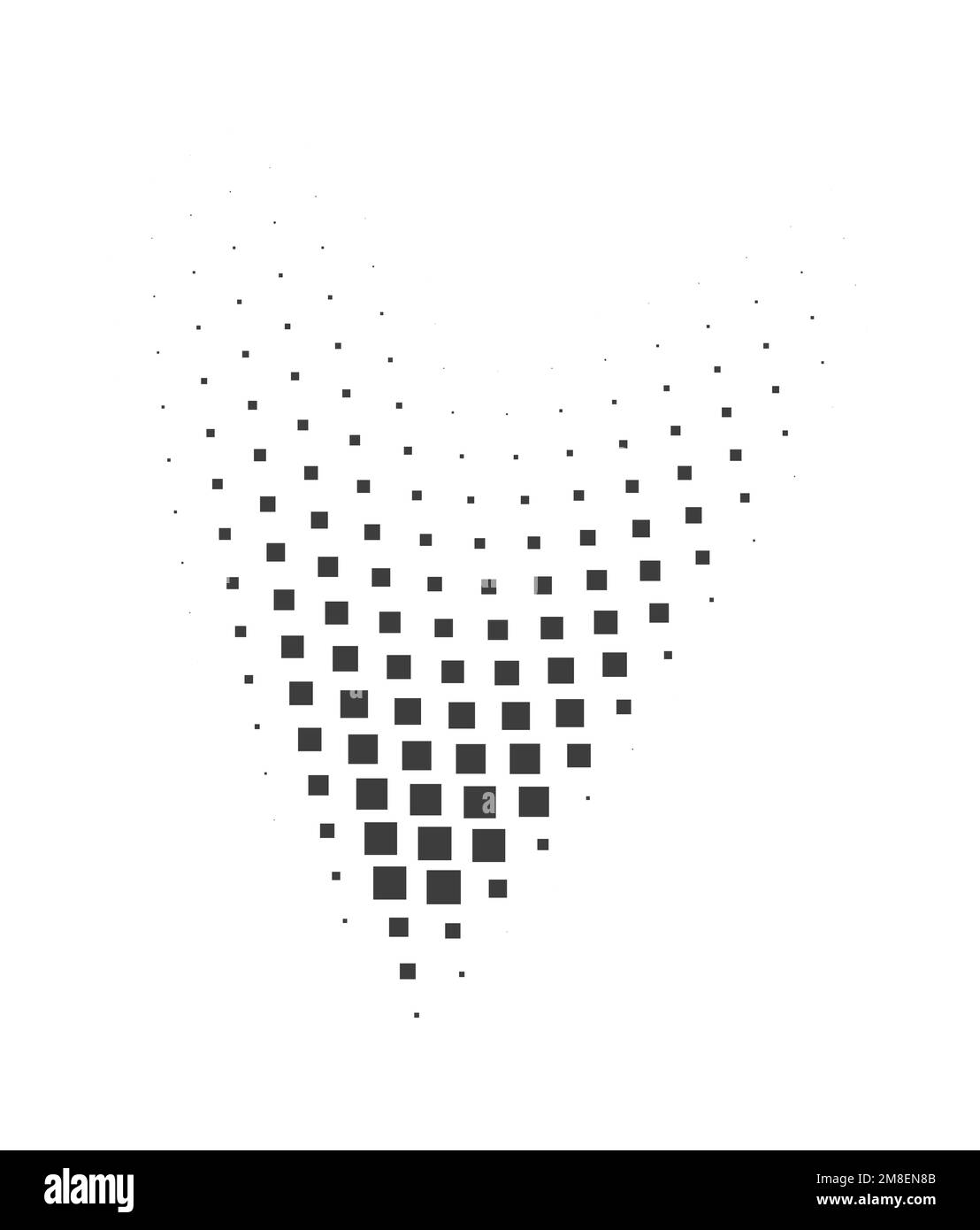 Halftone gradient shapes. Dots comic effect. Vector illustration Stock Vector Image & Art - Alamy