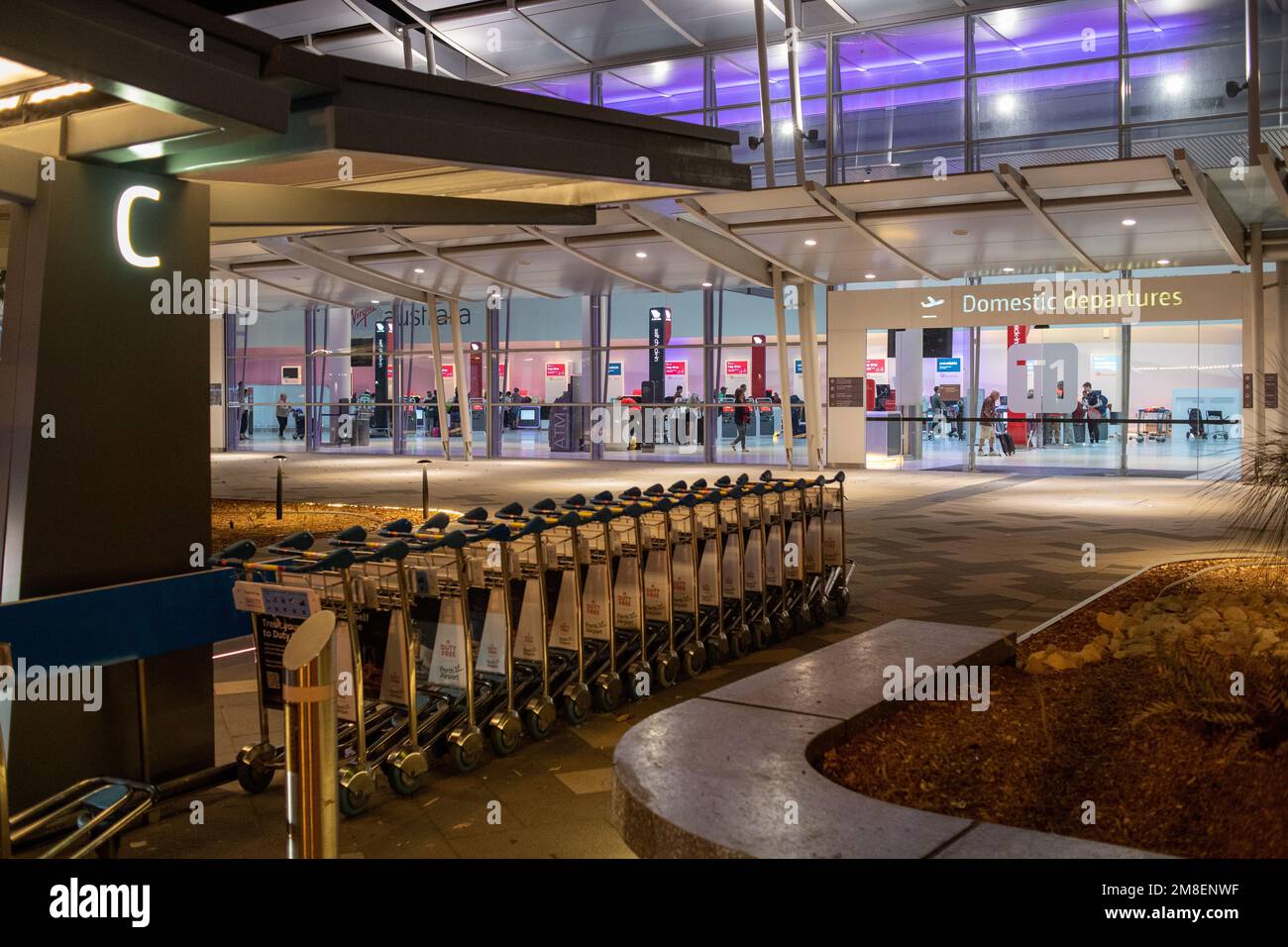 Perth International Airport Stock Photo - Alamy