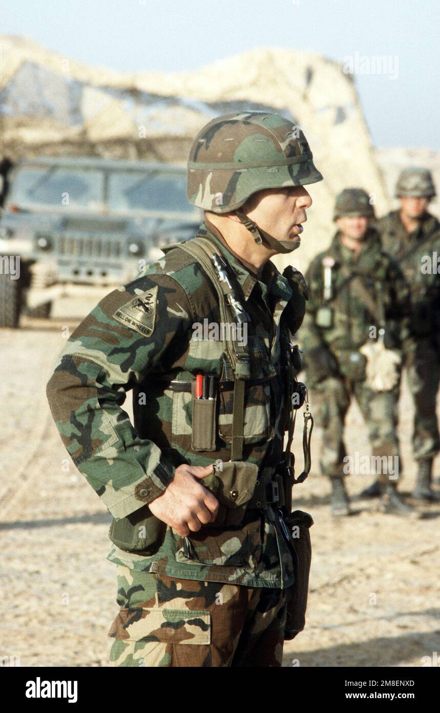COL. Daniel R. Zanini of the 3rd Brigade, 2nd Armored Division, briefs ...