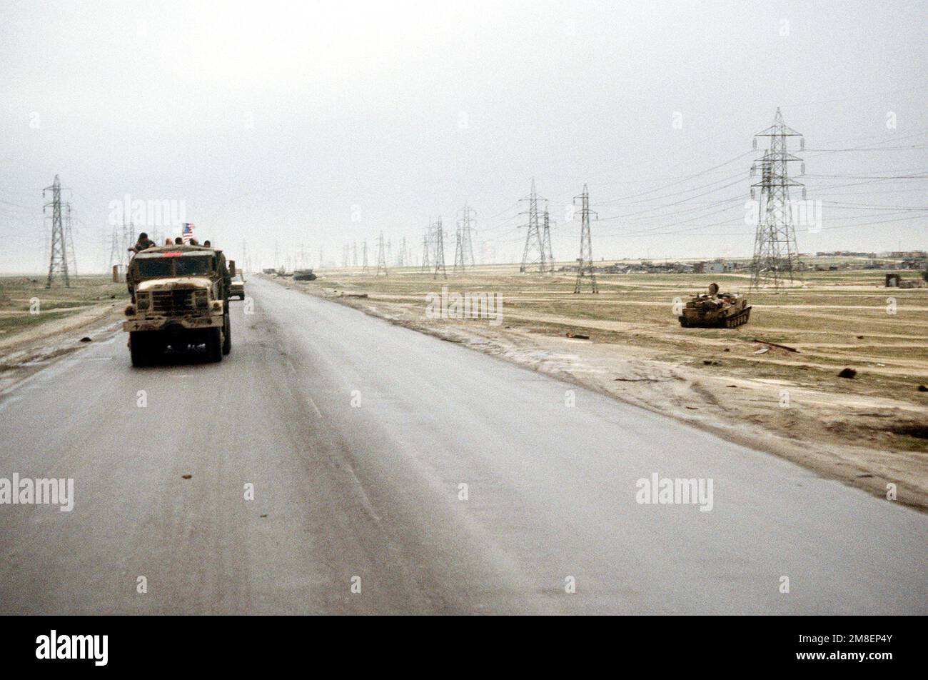 Marines from the 2nd Marine Expeditionary Force ride in an M-939 5-ton ...