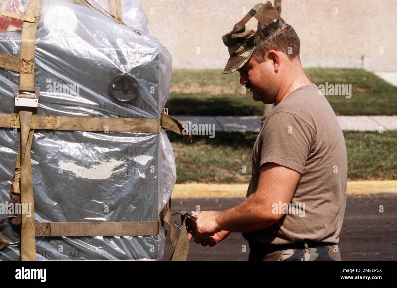 STAFF SGT. Mike Anders, 375th Civil Engineering Squadron secure ...
