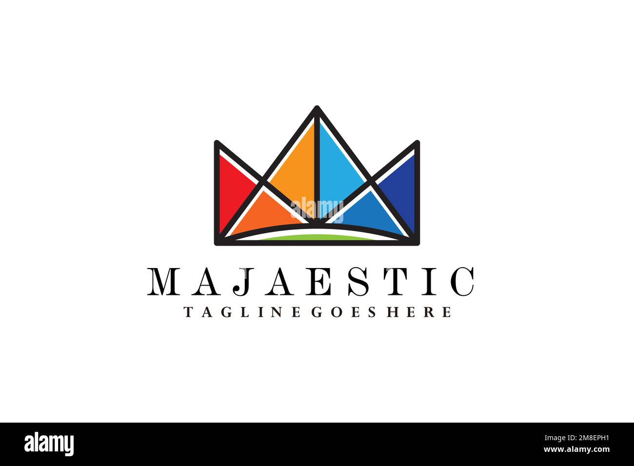 Majestic crown logo hi-res stock photography and images - Alamy