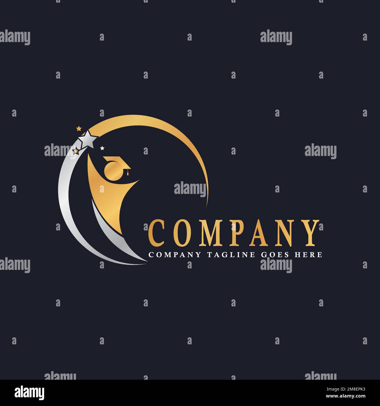 Graduate hat and college student logo vector. Education logo template ...