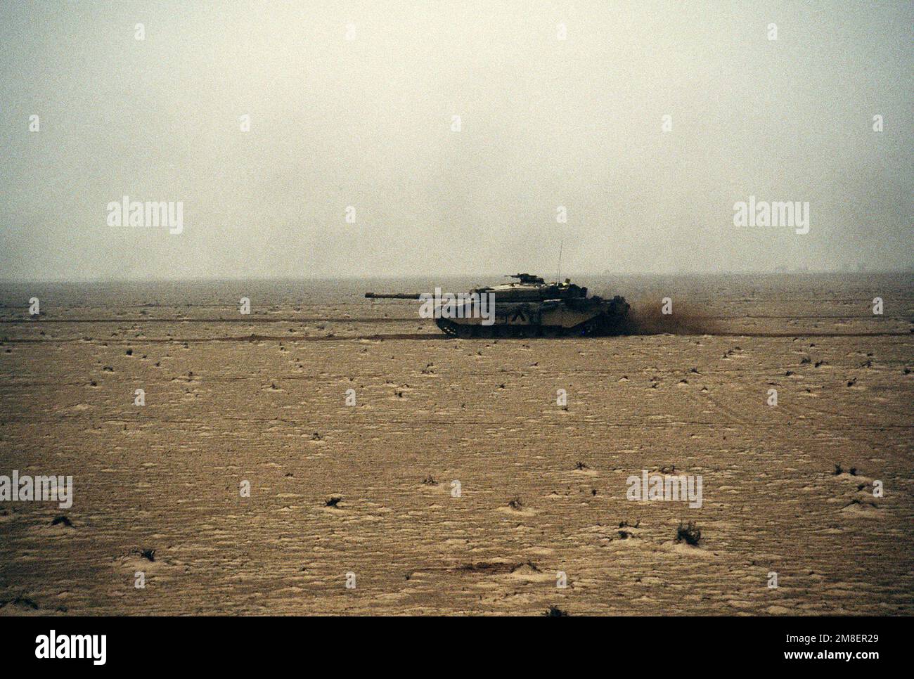 A Challenger main battle tank of the 7th Brigade Royal Scots, 1ST ...