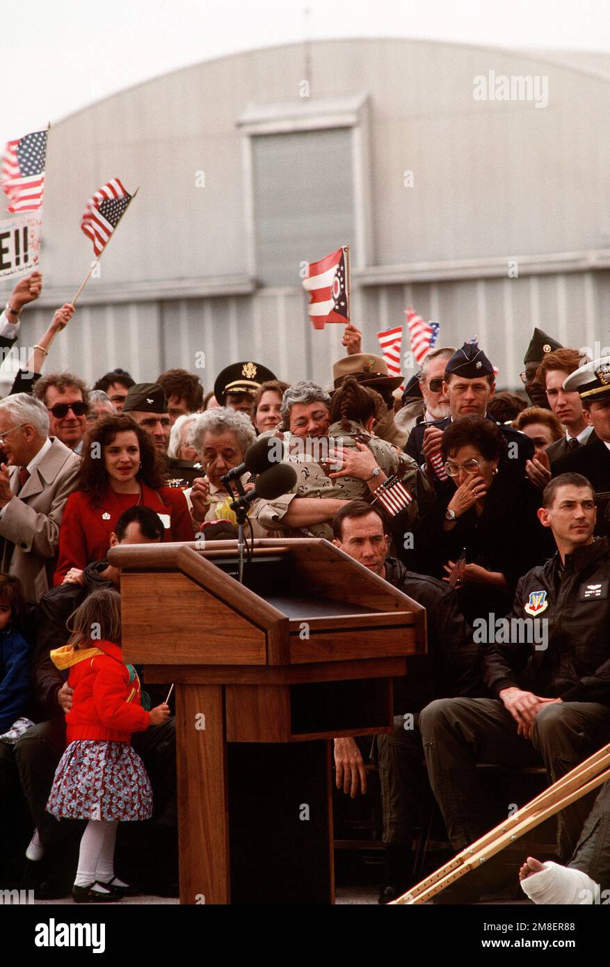 Former prisoners of war are reunited with their loved ones following ...