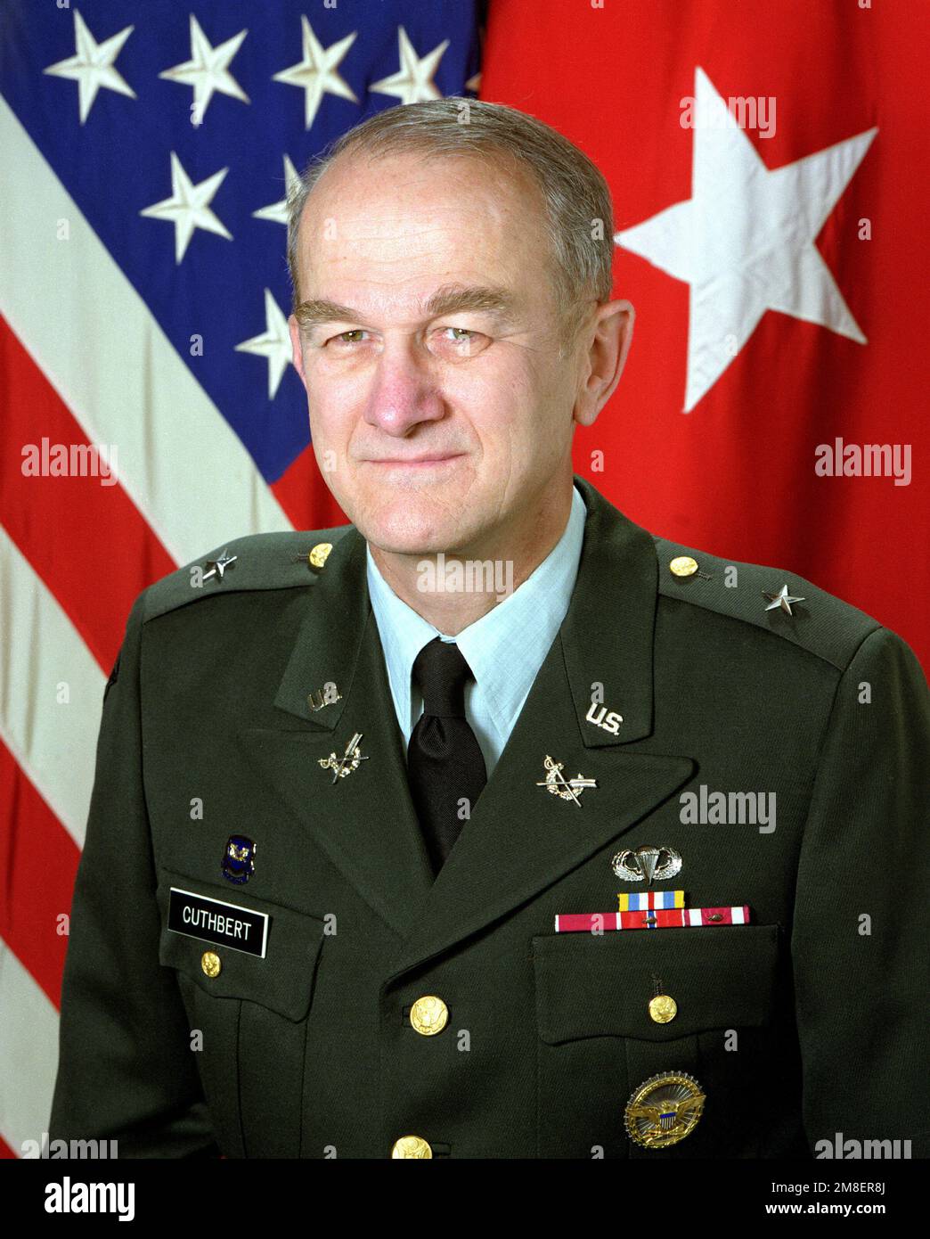 Brigadier General, Thomas R. Cuthbert, USA, uncovered. Base: Pentagon ...