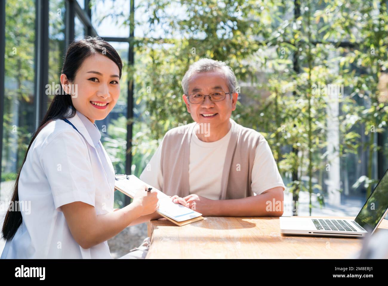 Old man woman wear hi-res stock photography and images - Alamy