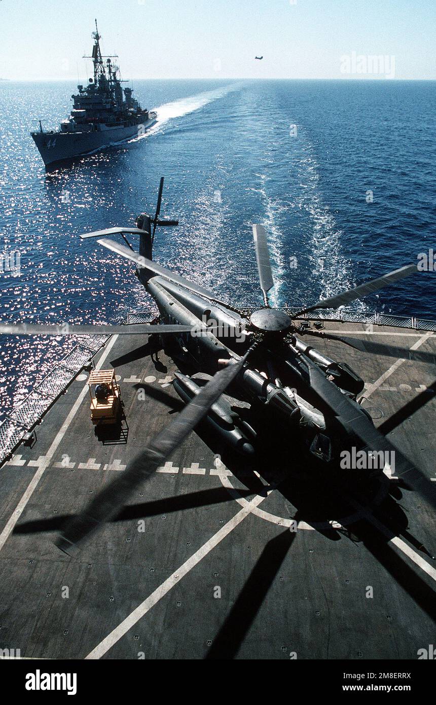 Crew members aboard the Military Sealift Command-operated fleet oiler ...