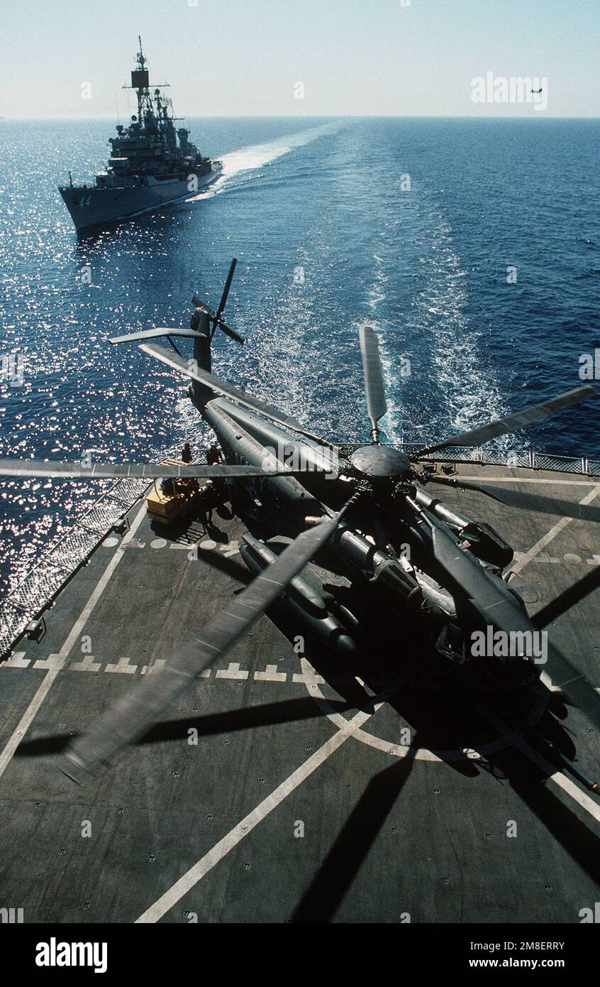 Crew members aboard the Military Sealift Command-operated fleet oiler ...