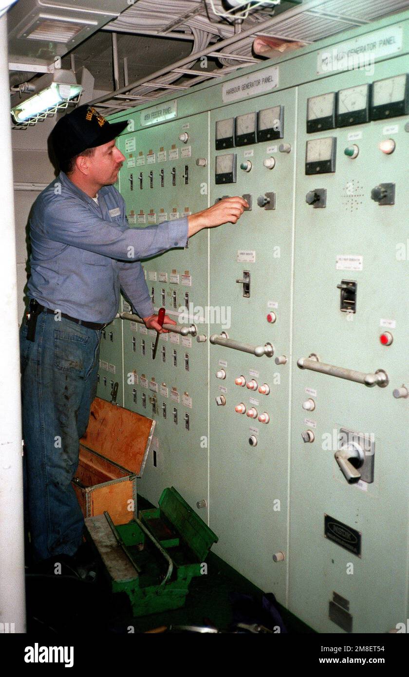 Electrician's Mate 1ST Class (SS) Reynold Wright, a crew member from ...