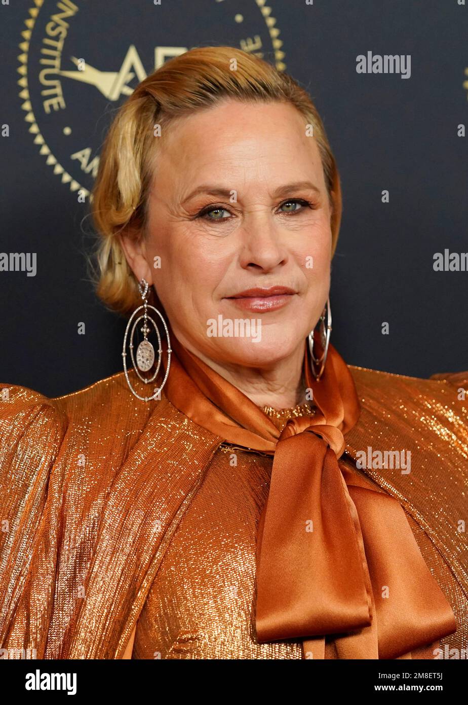 Patricia Arquette poses at the 2023 AFI Awards, Friday, Jan. 13, 2023 ...