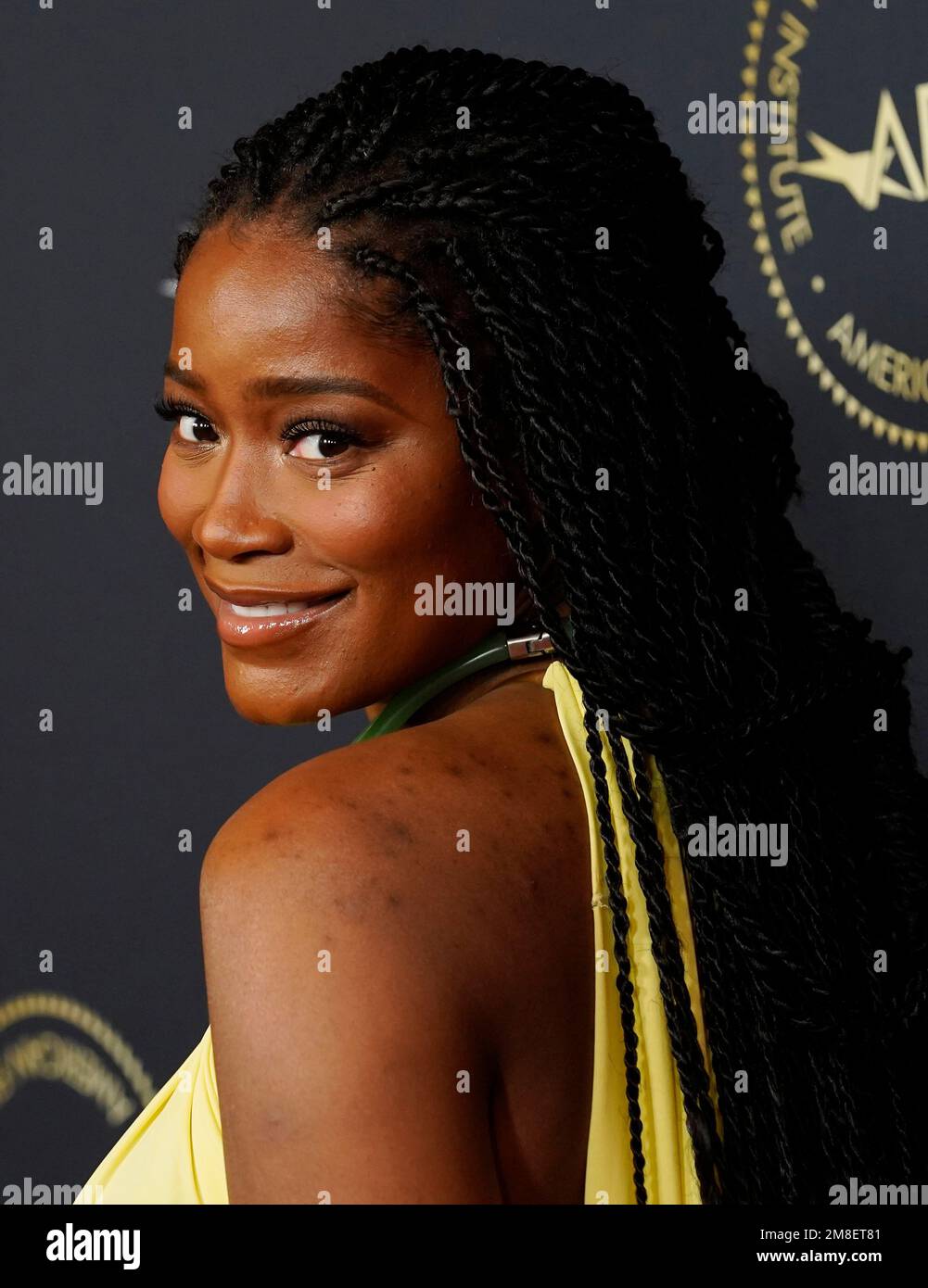 Actor Keke Palmer poses at the 2023 AFI Awards, Friday, Jan. 13, 2023 ...