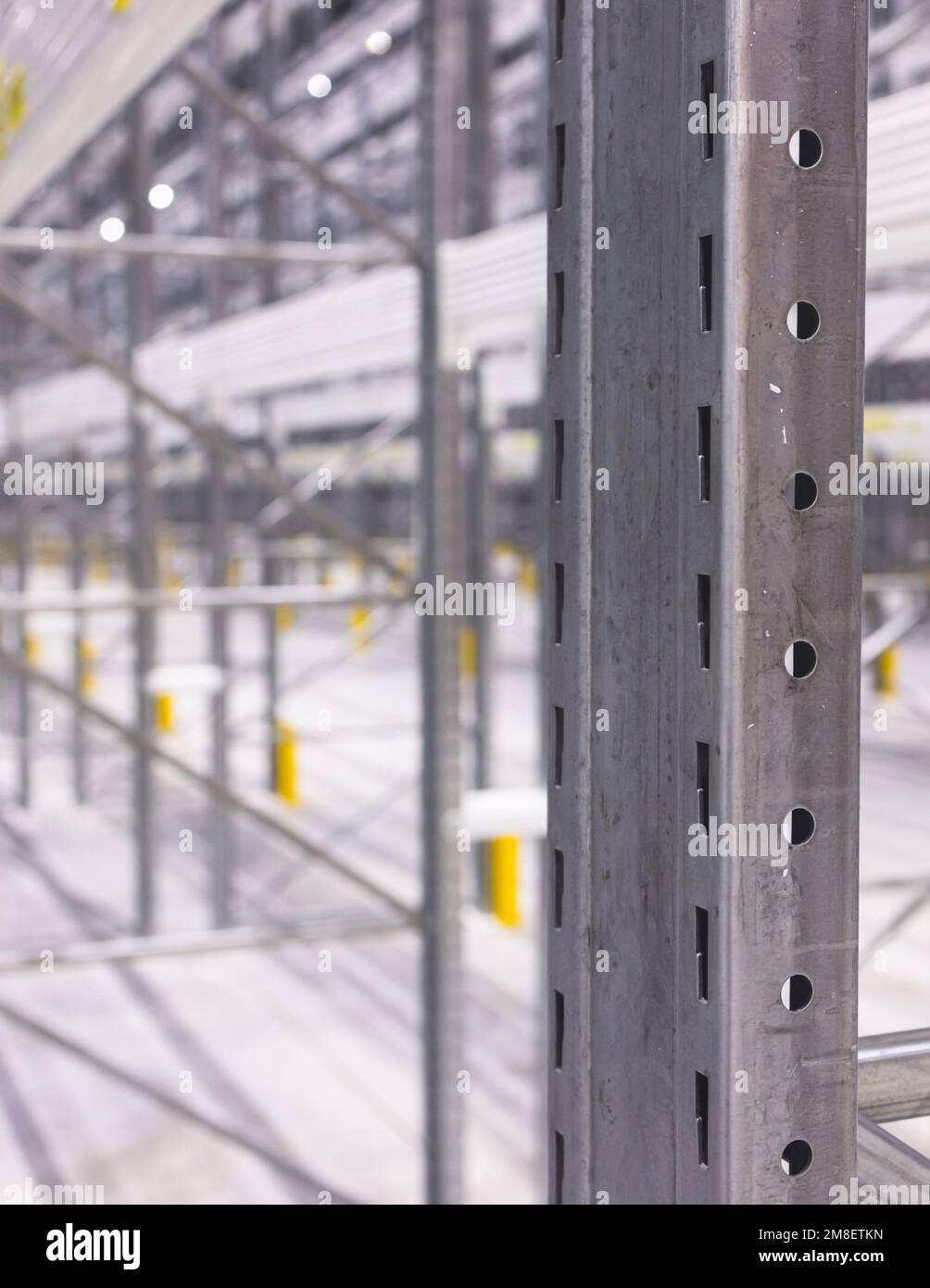 Modern large warehouse space interior, new and modern distribution ...