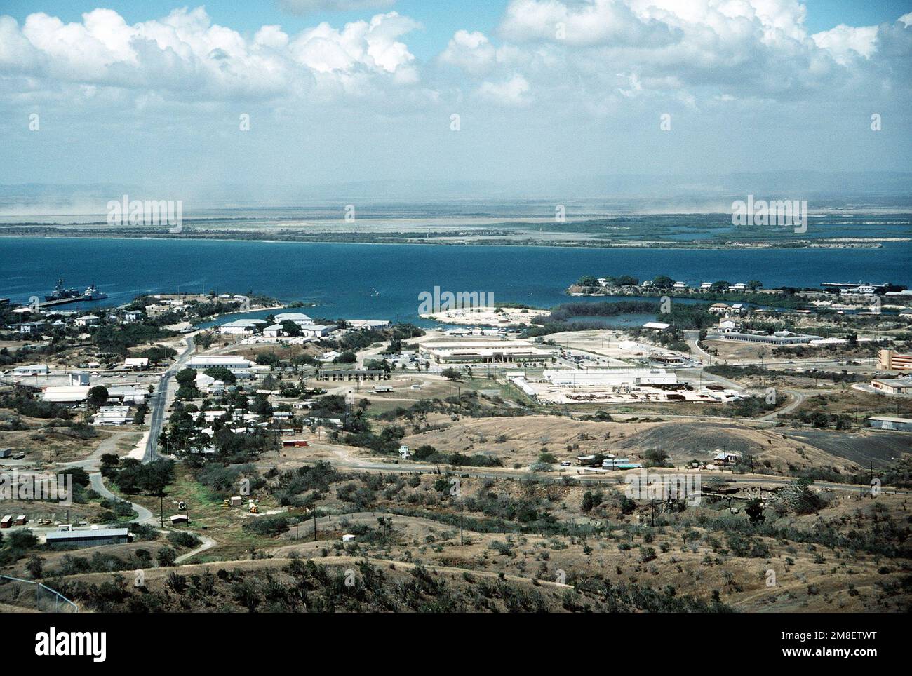 A view of a portion of the naval station. Base: Naval Station ...