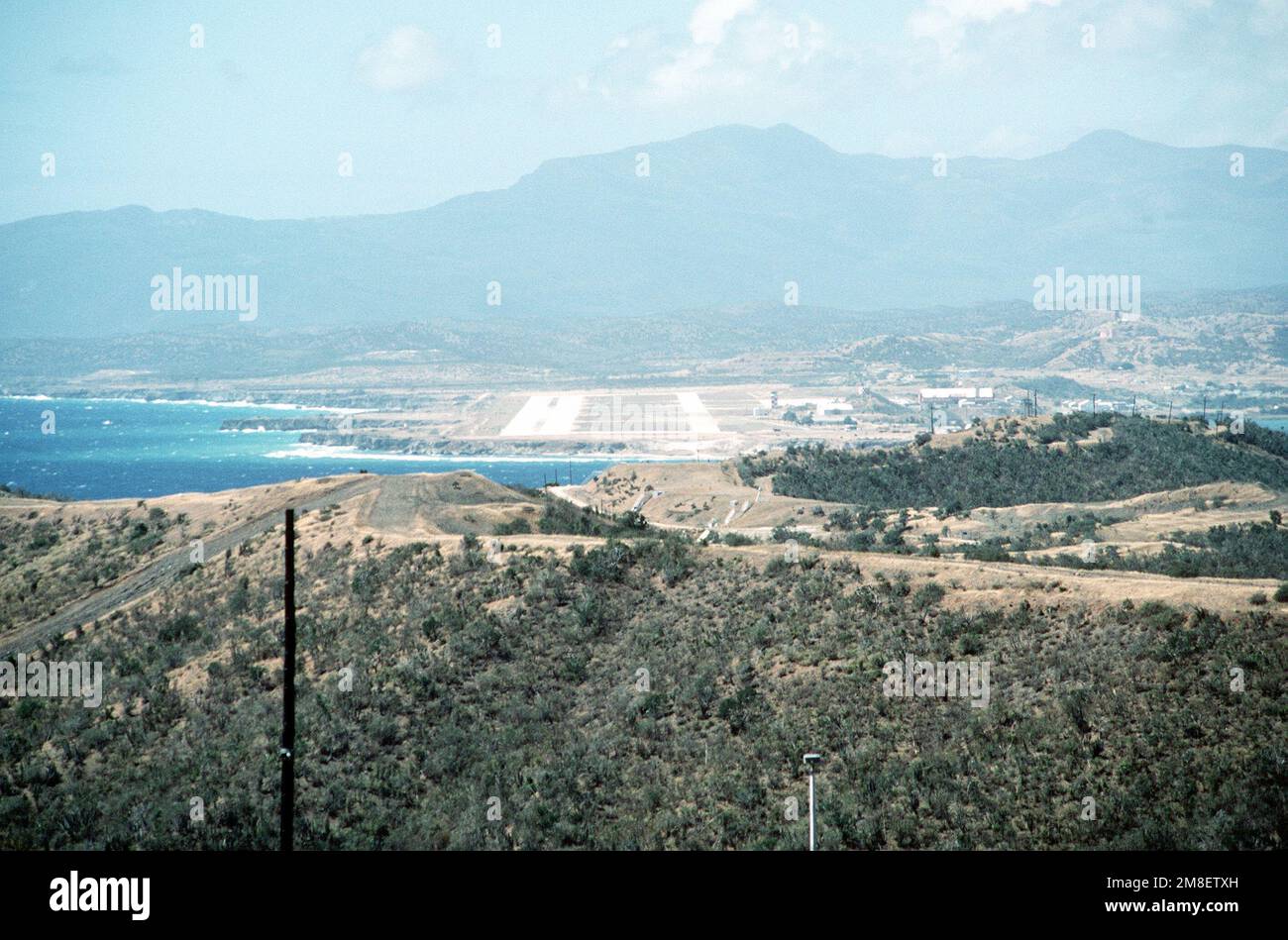 A view of an undeveloped portion of the naval station. The Guantanamo ...