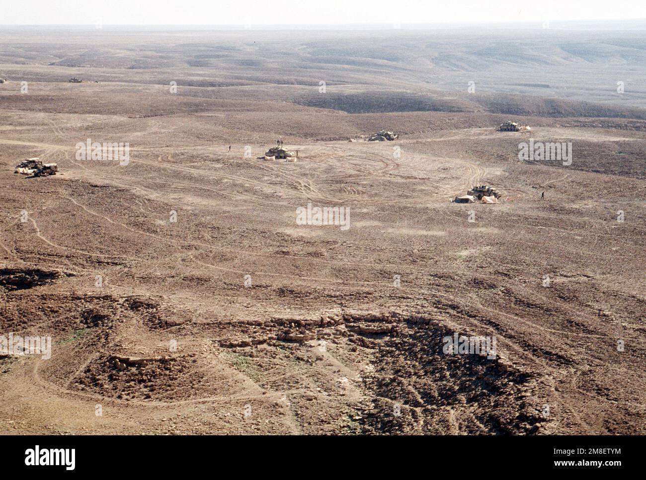 AMX-30 main battle tanks of the French 6th Light Armored Division ...