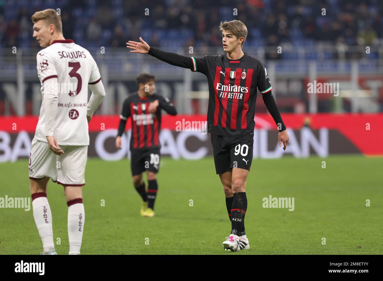 Charles de ketelaere 2022 milan hi-res stock photography and images - Alamy