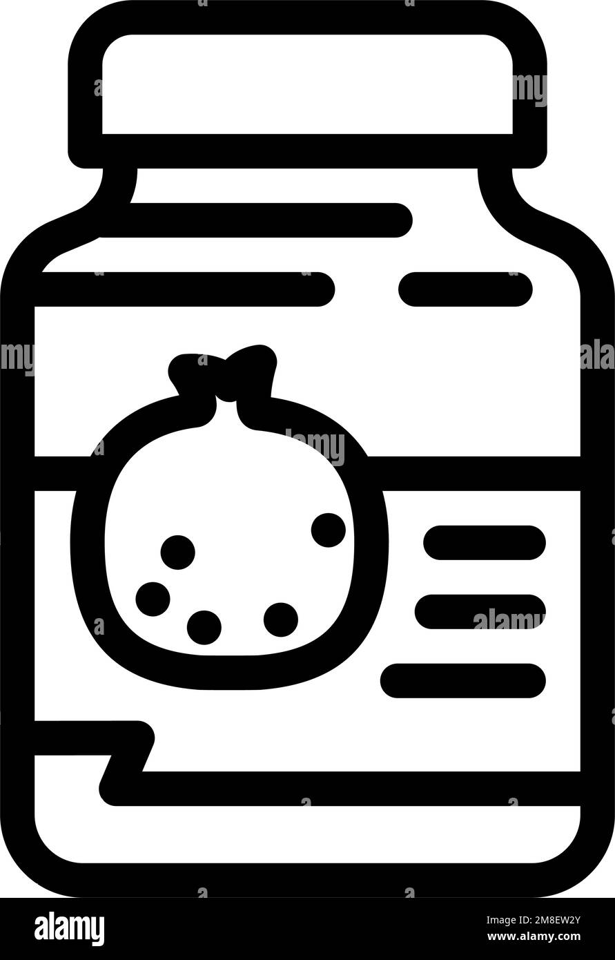 extract pomegranate line icon vector. extract pomegranate sign ...