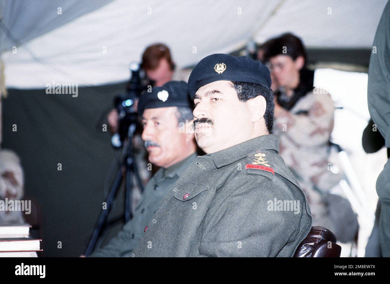 Iraqi LT. Gens. Mohammd Abdez Rahman Al-Dagitistani and Sabin Abdel ...