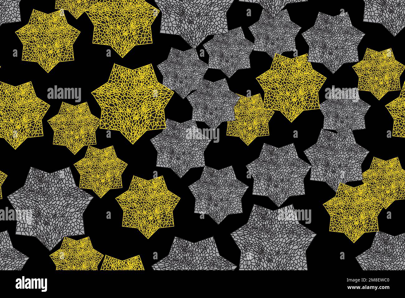 Paper stars in silver Stock Vector Images - Alamy