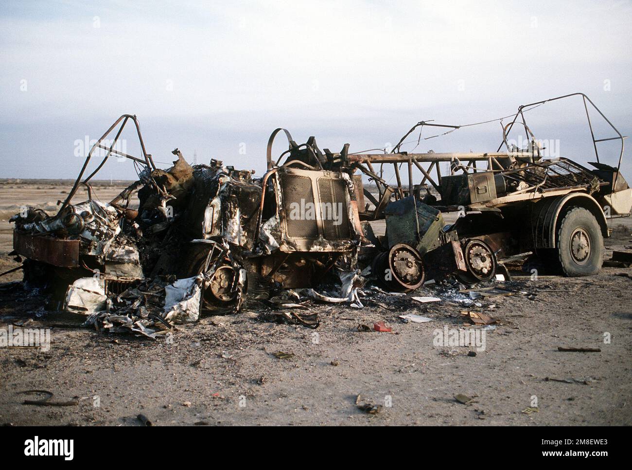 An Iraqi Zil-135 Frog 7 battlefield support missile resupply vehicle ...