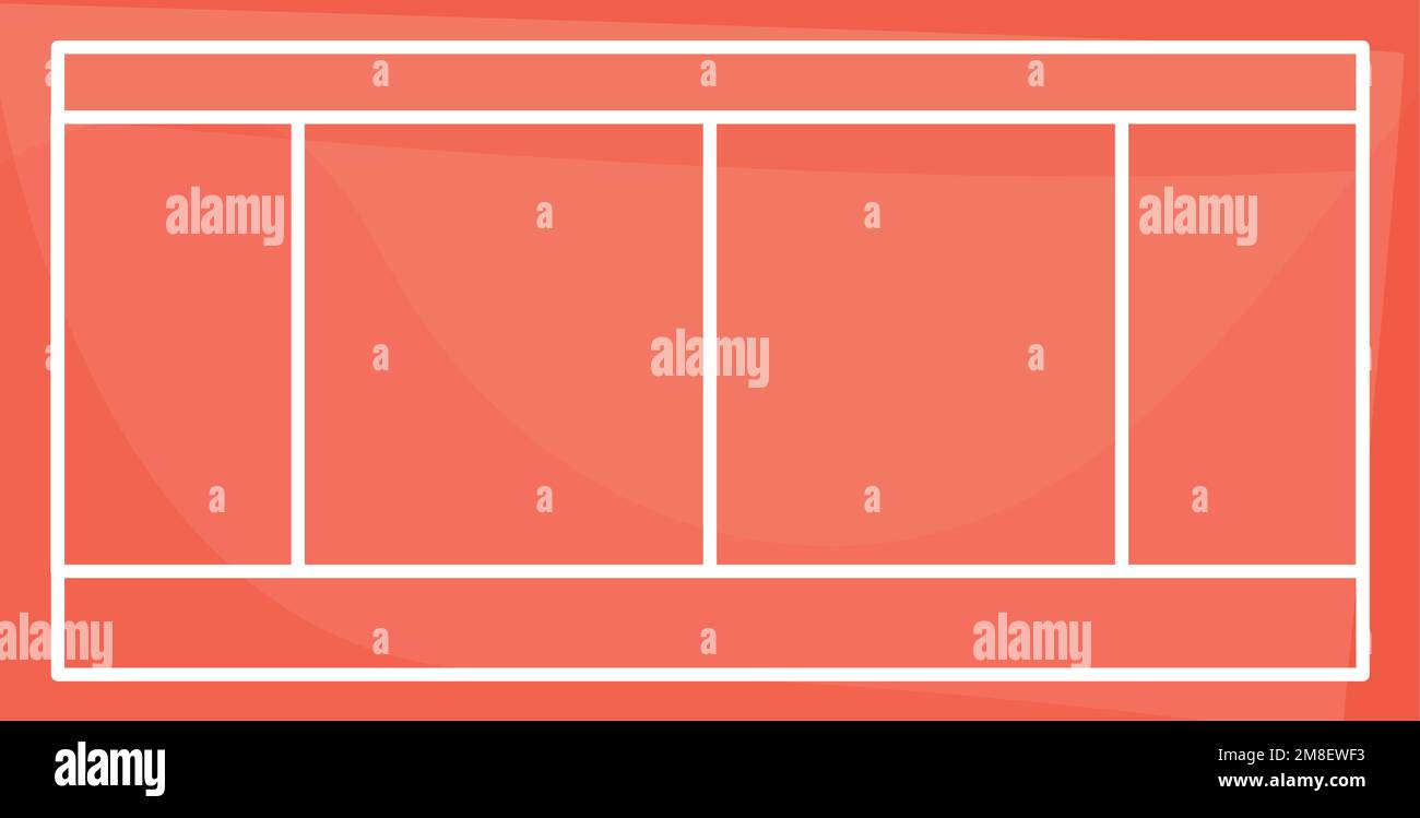 Isolated aerial view of a tennis court Vector Stock Vector Image & Art ...
