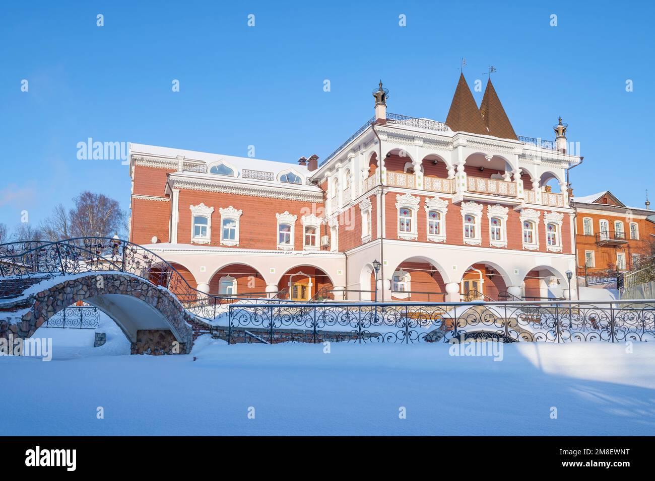 MYSHKIN, RUSSIA - JANUARY 07, 2023: View of the building of the Mouse ...