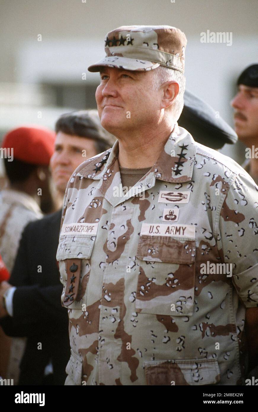 Gen H. Norman Schwarzkopf, commander-in-chief, U.S. Central Command ...