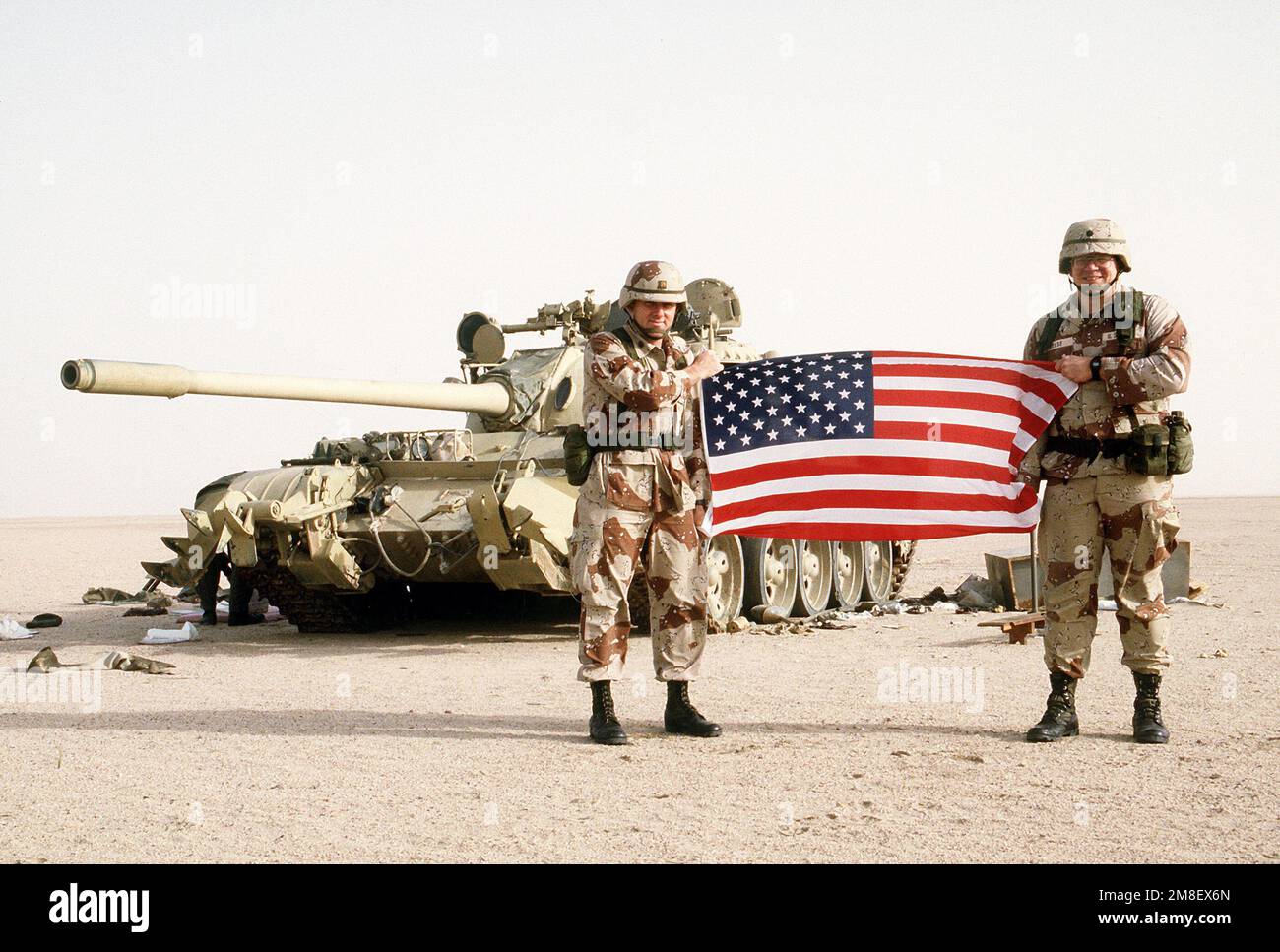 Majs. Richard Reese and Gary Williams of the U.S. Central Command Joint ...