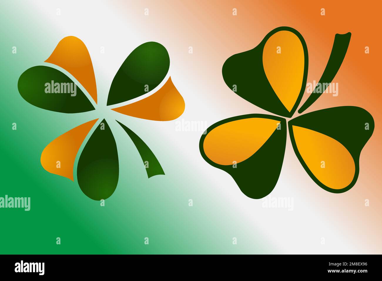 clover shamrock st Patrick elements for design Stock Vector Image & Art - Alamy