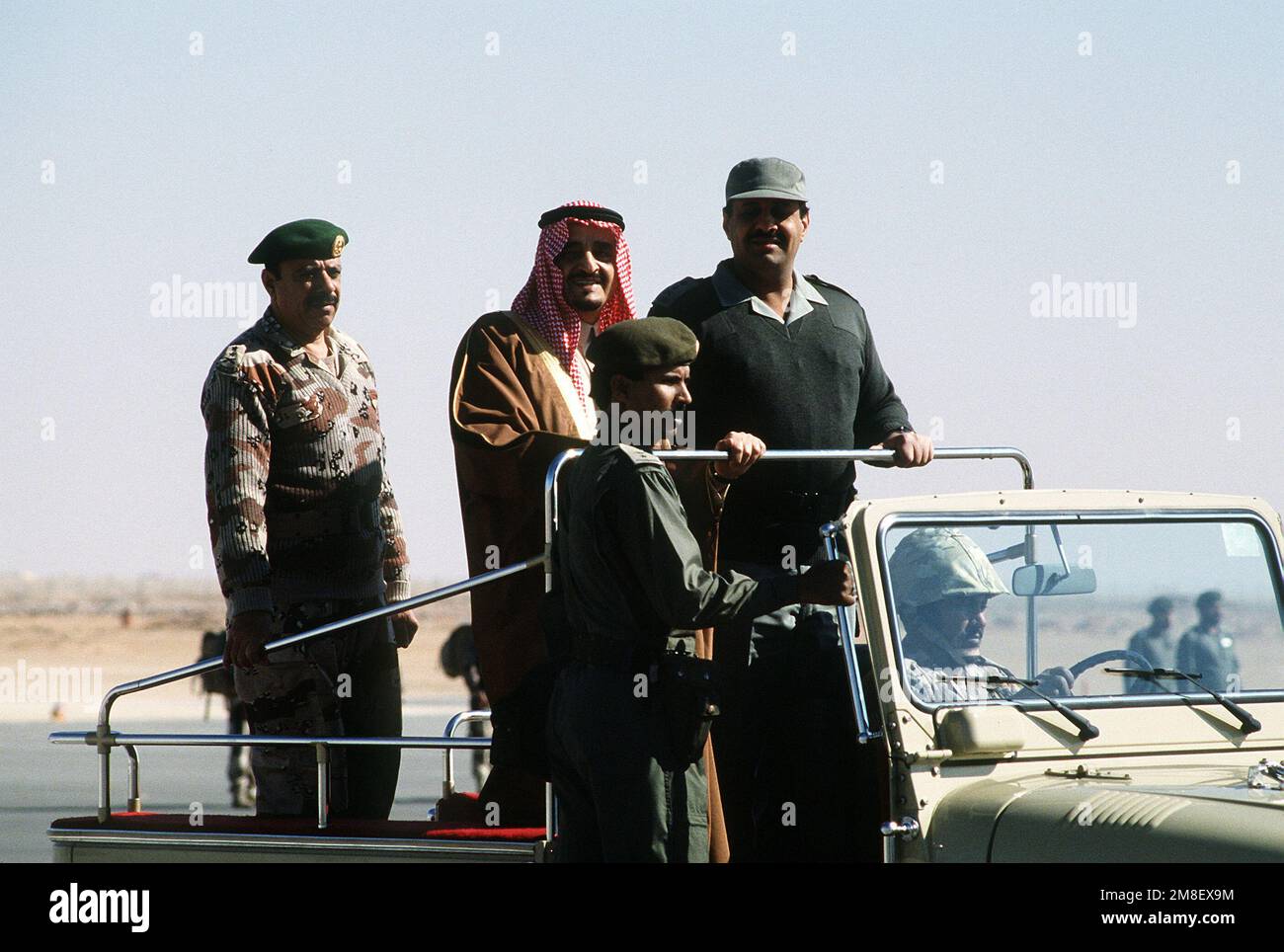Saudi Arabia's King Fahd and LT. GEN. Khalid Bin Sultan Abdul Aziz ...