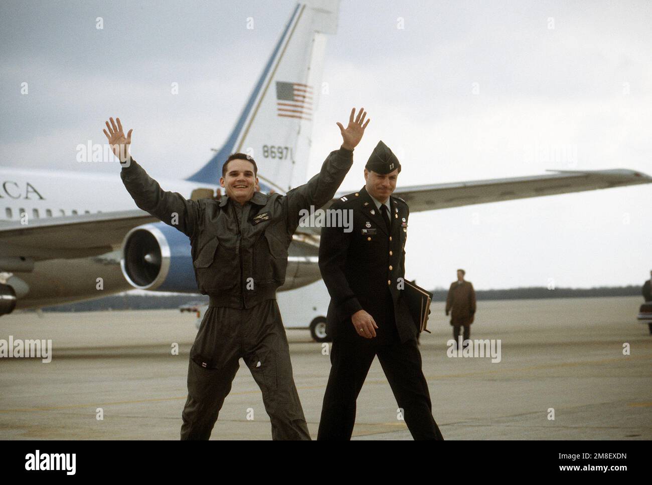 A former prisoner of war expresses his elation upon returning to the ...