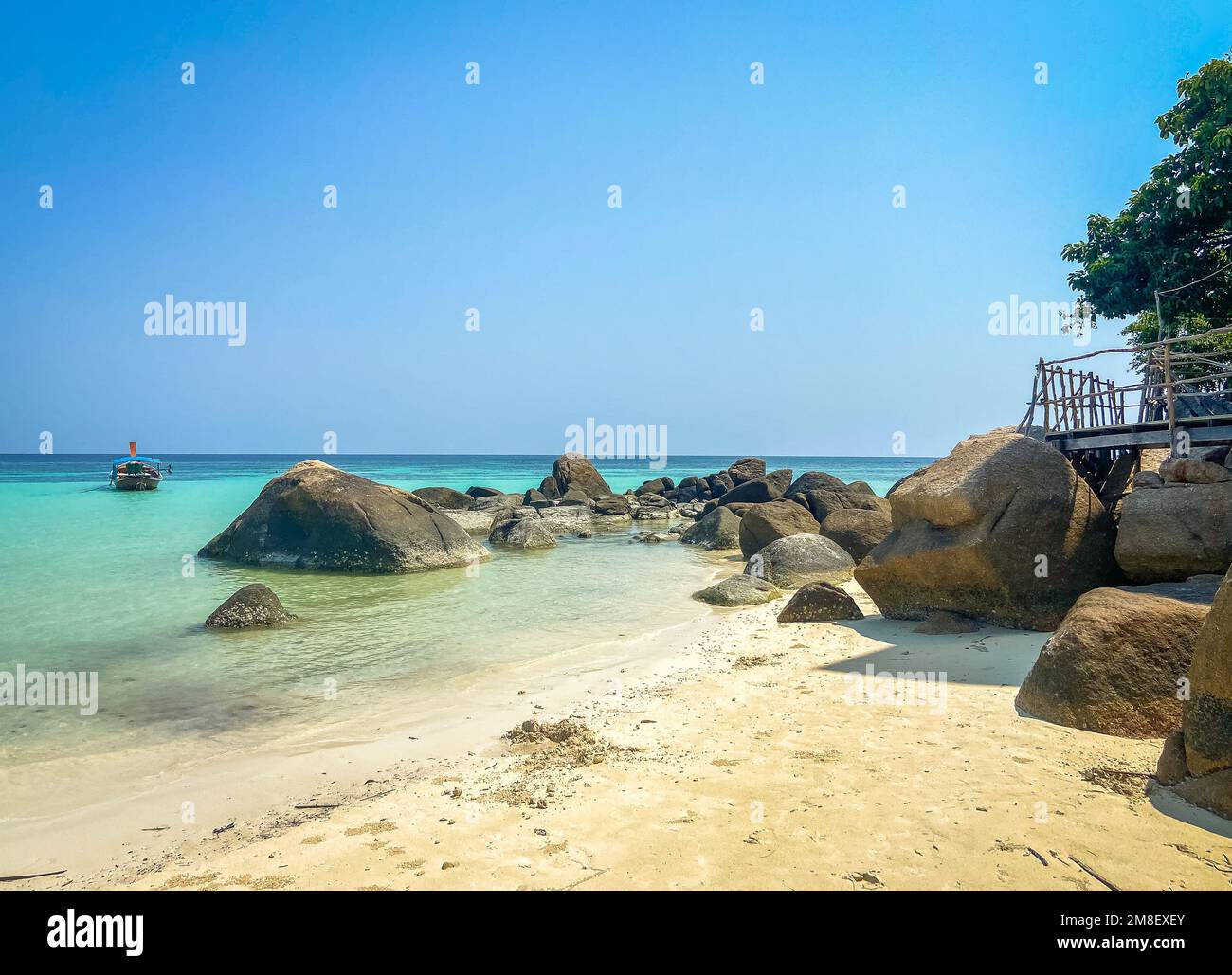 View of Pattaya Beach in Koh Lipe, Satun, Thailand Stock Photo - Alamy