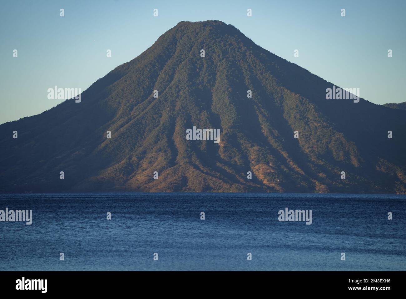 Atitlan, Guatemala. 13th Jan, 2023. View of the Atitlan Volcano Credit ...