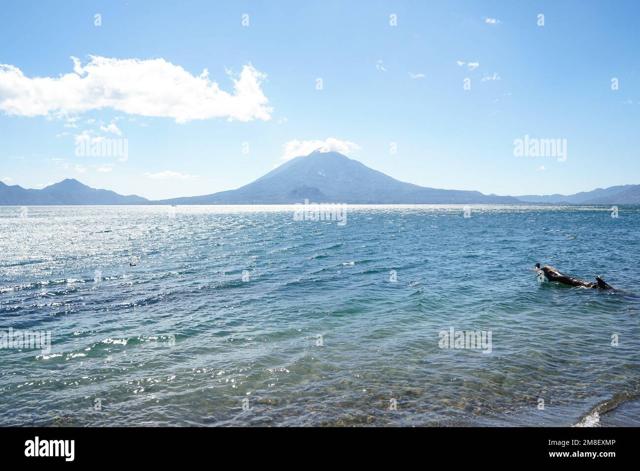 Atitlan, Guatemala. 13th Jan, 2023. General view of the Atitlan Lake ...