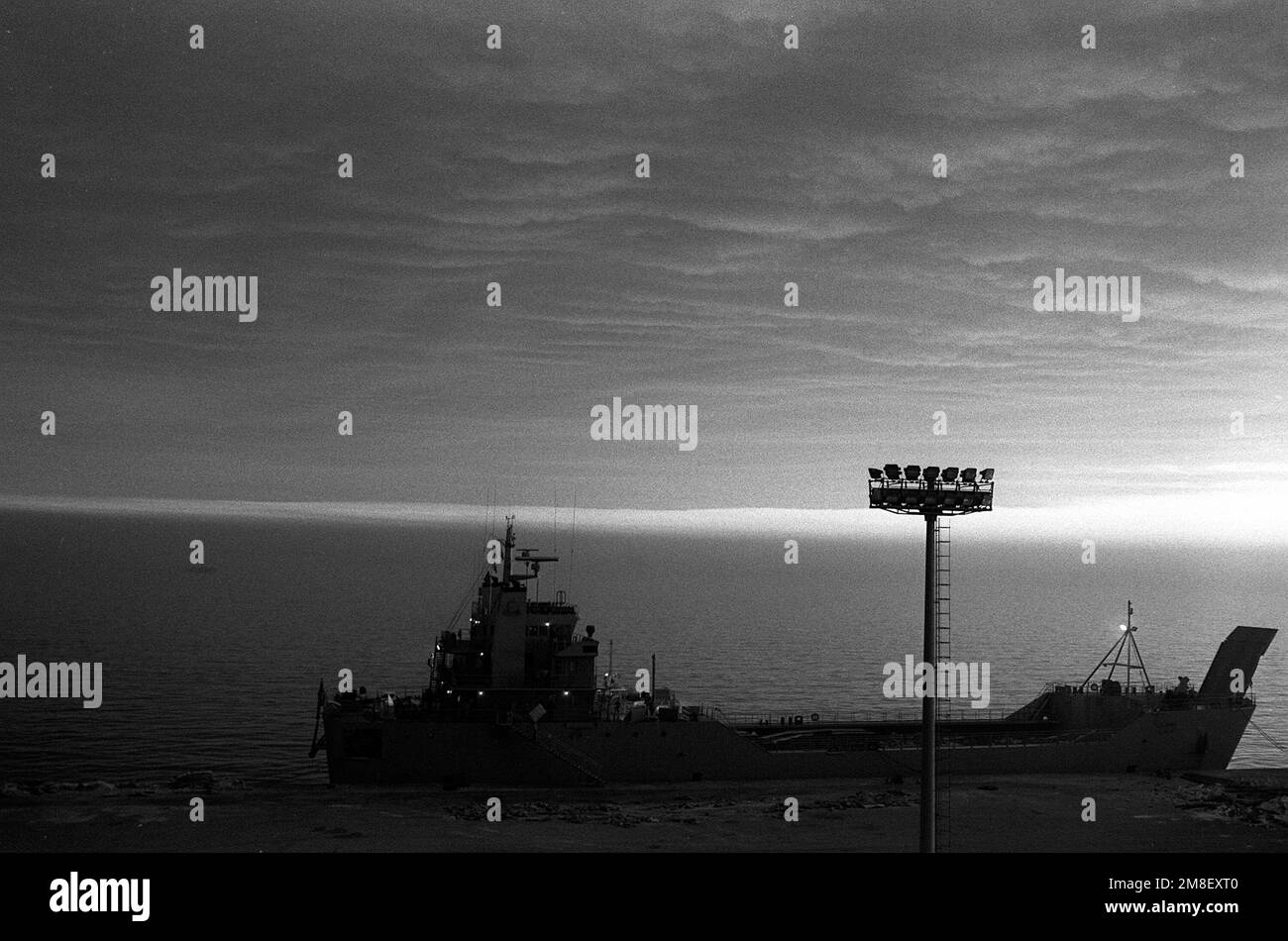 The U.S. Army's logistic support vessel LT. GEN. WILLIAM B. BUNKER (LSV ...