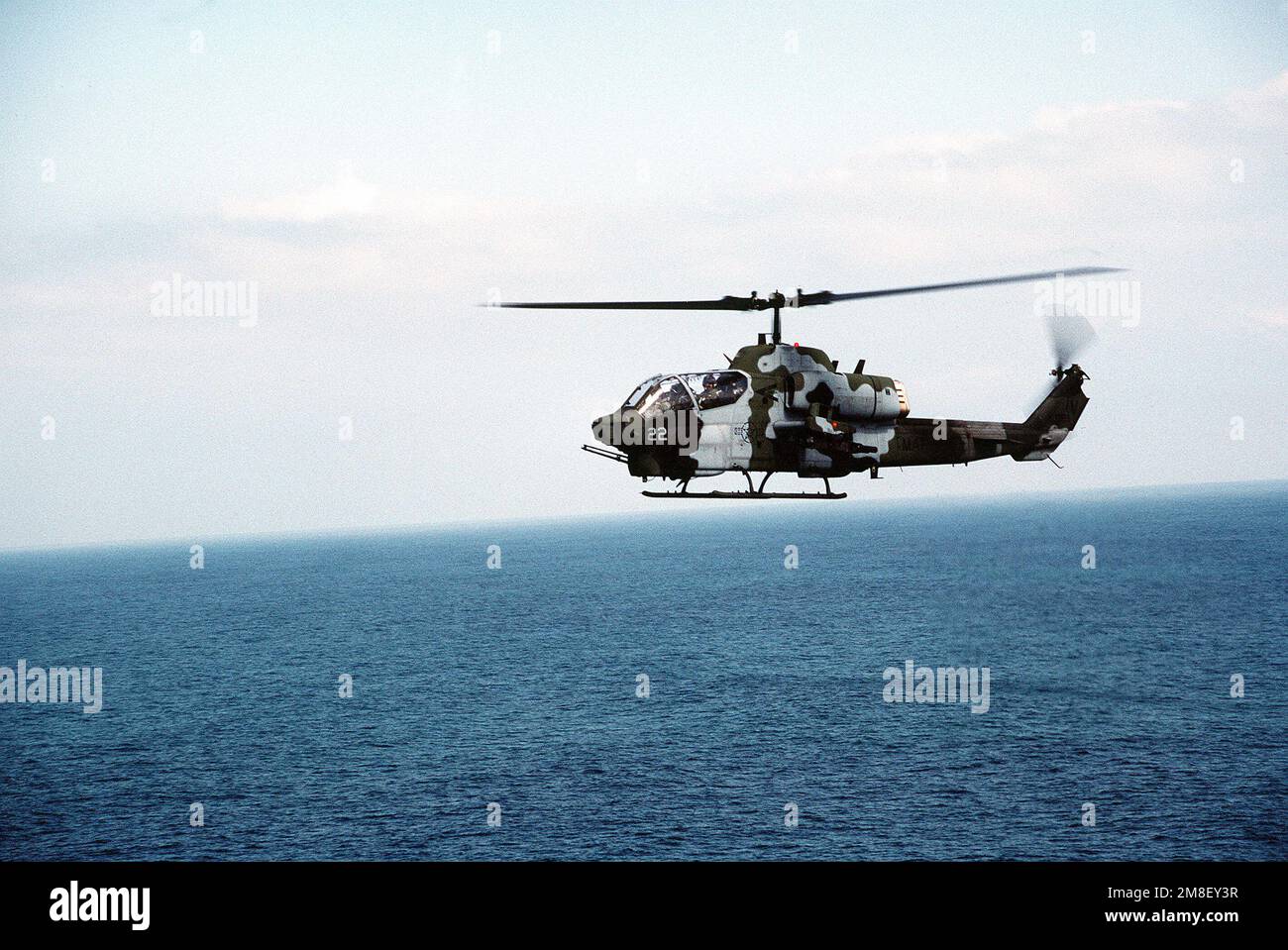 A Marine Utility/Attack Helicopter Squadron 167 (HML/A-167) AH-1W Sea ...