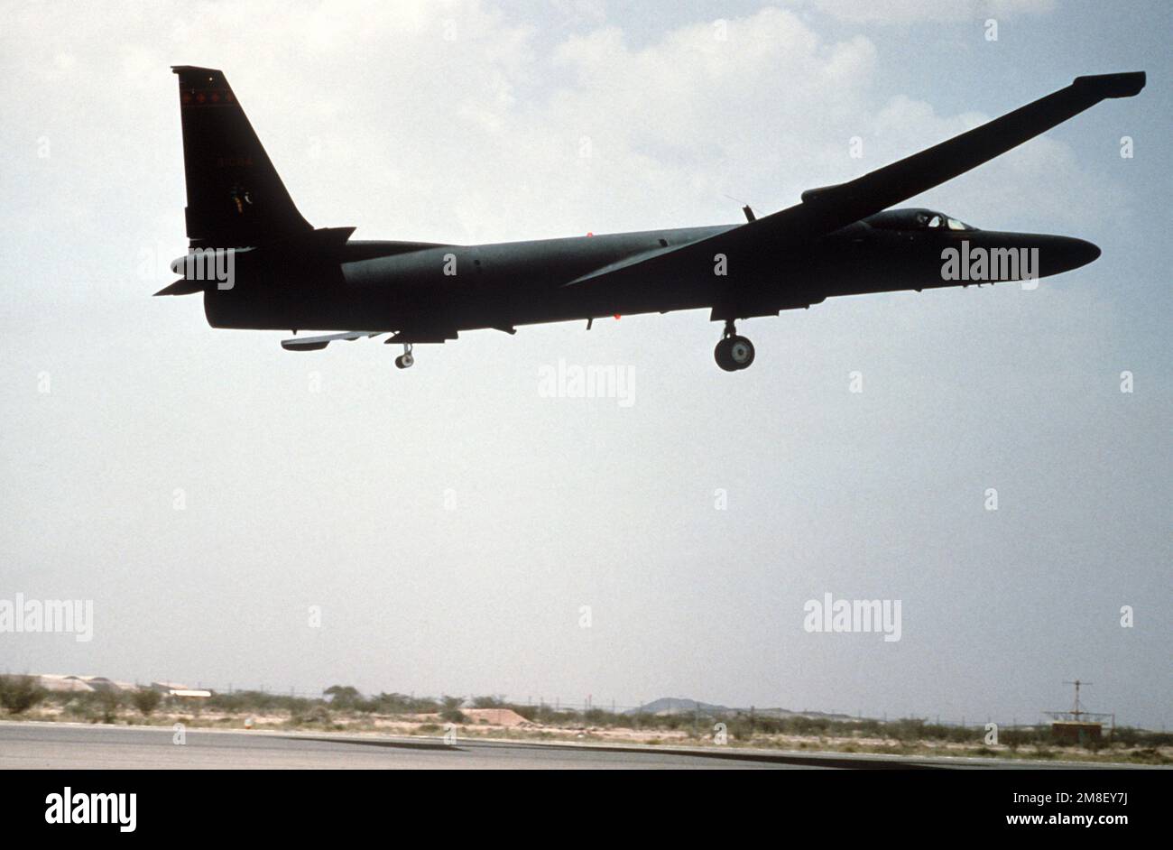 A TR-1 reconnaissance aircraft piloted by CAPT. Mostar takes off during ...