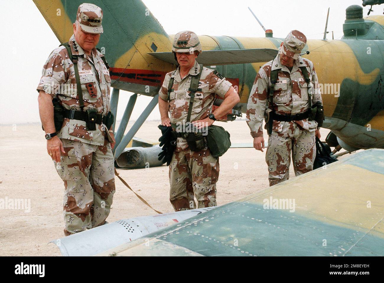 GEN. Norman Schwarzkopf, commander-in-chief, U.S. Central Command, and ...