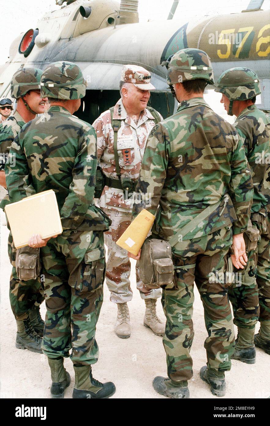 GEN. Norman Schwarzkopf, commander-in-chief, U.S. Central Command ...
