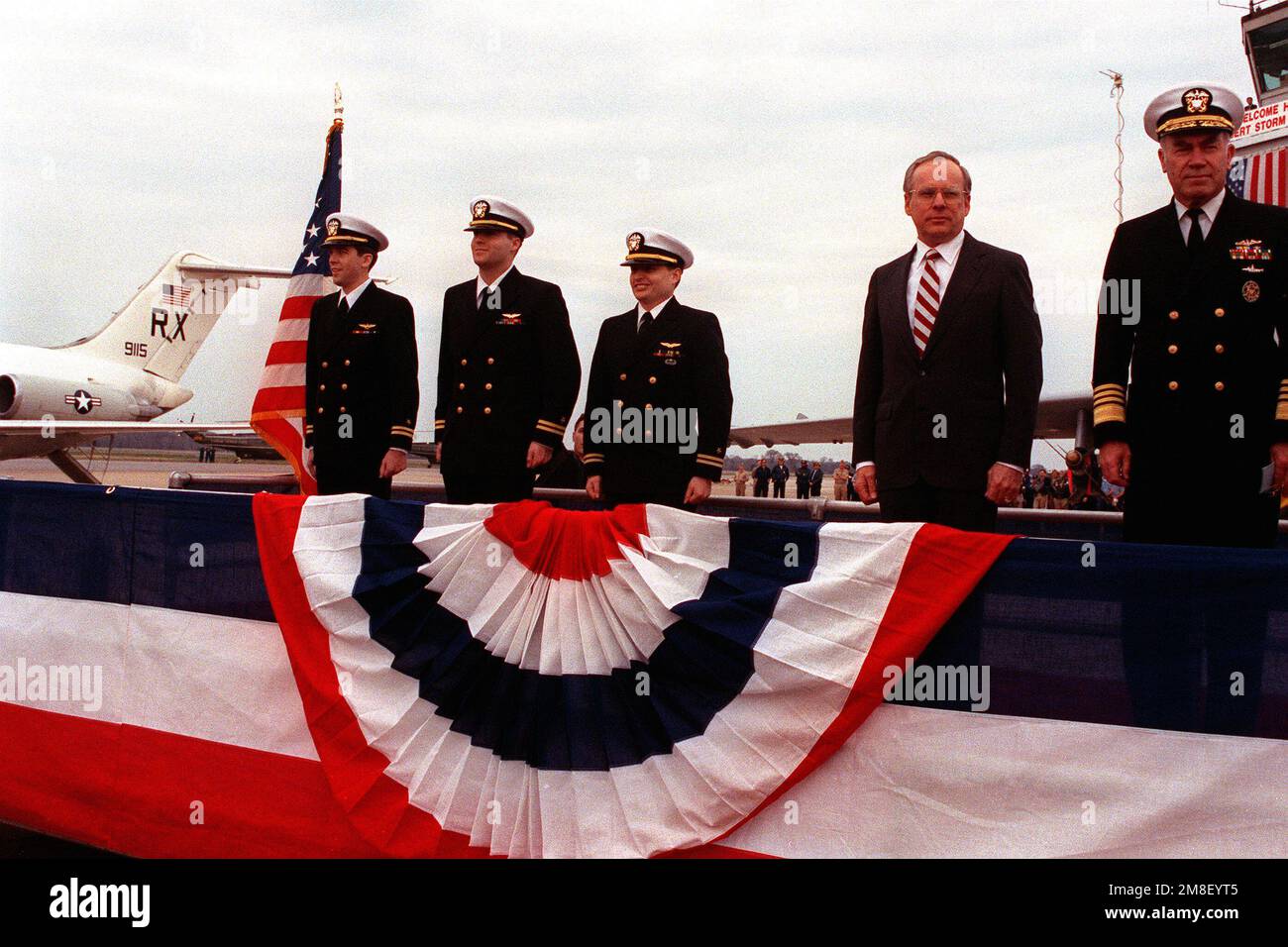 LT. Robert Wetzel, left, LT. Lawrence Slade, second from left, and LT ...